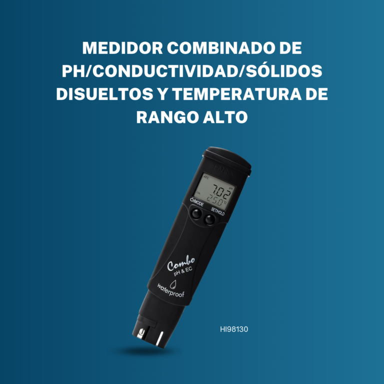 Medidor combinado pH/CE/TDS con electrodo reemplazable y calibración ...
