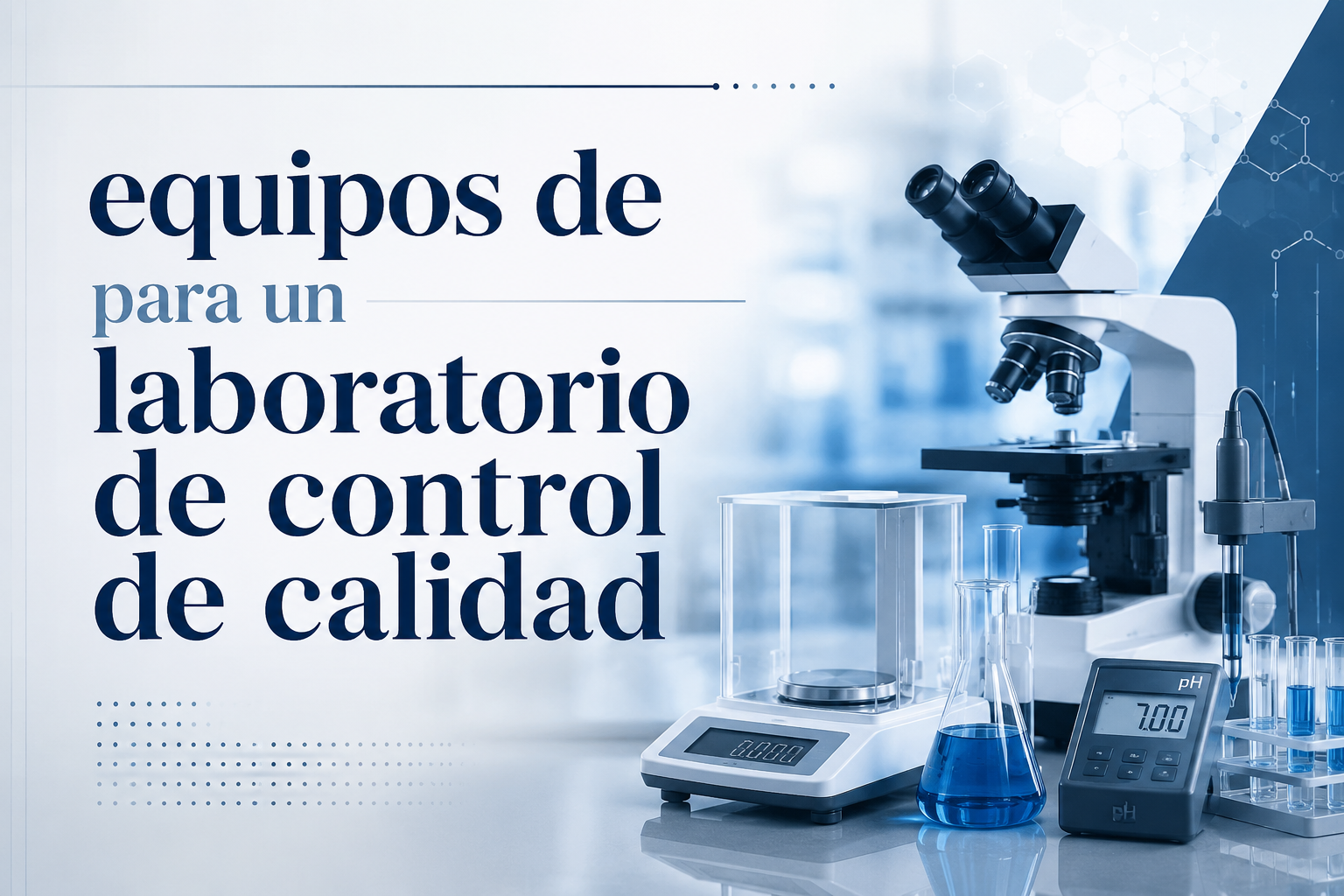 Equipos esenciales para un laboratorio de control de calidad industrial ...